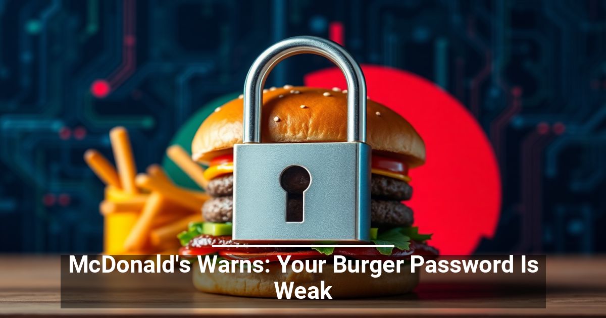 McDonald’s Warns: Your Burger Password Is Weak | Midwest IT Systems, Inc.